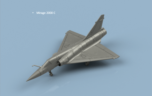 L'Arsenal 2.0 3D700246 Dassault Mirage 2000 C - 3D printed (5 pcs)