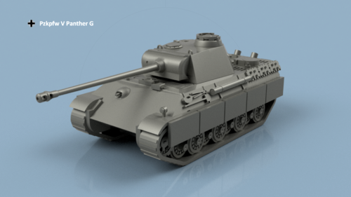 L'Arsenal 2.0 3D350511 Pzkpfw V Panther Ausf. G - 3D printing (5 pcs)