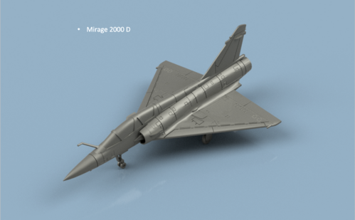 L'Arsenal 2.0 3D350247 Dassault Mirage 2000 D - 3D printed (5 pcs)