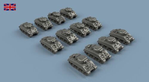 L'Arsenal 2.0 3D144390 British Sherman III Late - 3D printing (5 pcs)