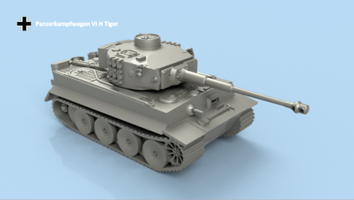 L'Arsenal 2.0 3D144415 Pzkpfw VI H Tiger - 3D printing (1 pc)