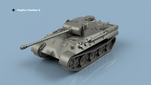 L'Arsenal 2.0 3D144509 Pzkpfw V Panther Ausf. D - 3D printing (1 pc)