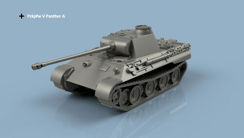 L'Arsenal 2.0 3D100510 Pzkpfw V A Panther x1 - 3D Printed