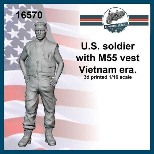 FC ModelTrend 16570 U.S. Soldier With M55 Vest Vietnam Era