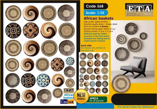 ETA DIORAMA ACCESSORIES 368 African Baskets