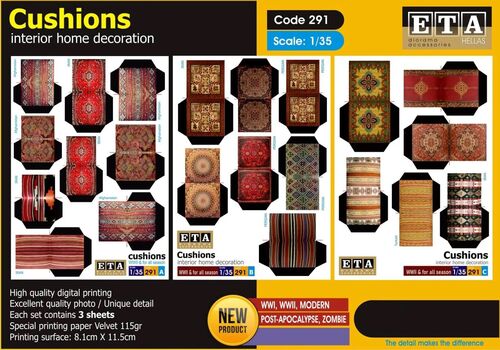 ETA DIORAMA ACCESSORIES 291 Cushions