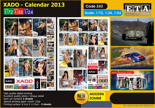 ETA DIORAMA ACCESSORIES 243 Calendar 2013 - XADO