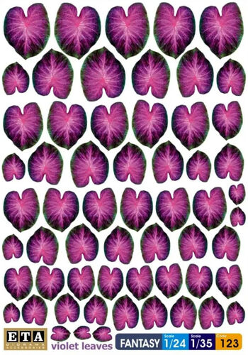 ETA DIORAMA ACCESSORIES 123 Fantasy - Violet Leaves