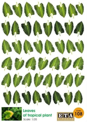 ETA DIORAMA ACCESSORIES 108 Leaves of Tropical Plant