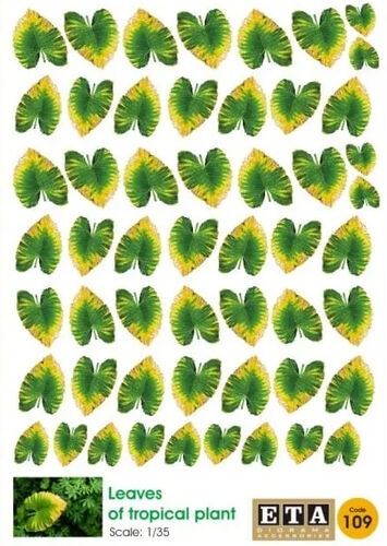 ETA DIORAMA ACCESSORIES 109 Leaves of Tropical Plant