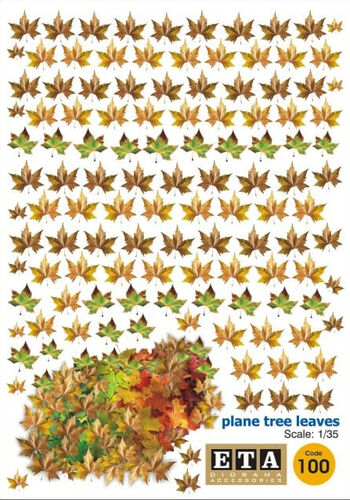 ETA DIORAMA ACCESSORIES 100 Plane Tree Leaves