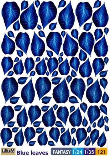 ETA DIORAMA ACCESSORIES 121 Fantasy - Blue Leaves