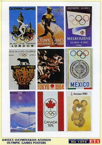 ETA DIORAMA ACCESSORIES 1373 Olympic Games Posters (1948-1980)