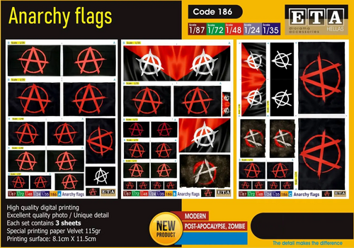 ETA DIORAMA ACCESSORIES 186 Anarchy Flags