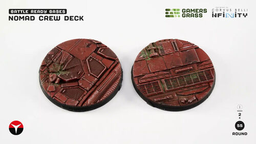 GamersGrass GGB-NCDR55 Nomad Crew Deck - Round 55mm (2pcs)