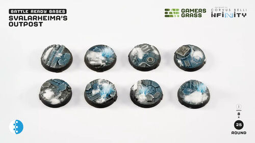 GamersGrass GGB-SOR25 Svalarheima’s Outpost - Round 25mm (8pcs)