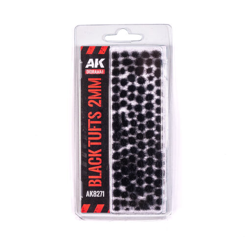 AK-Interactive 8271 Black - Fantasy Tufts 2mm