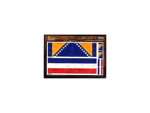 Military In Detail 72068 Bosnian/Serbian Flags