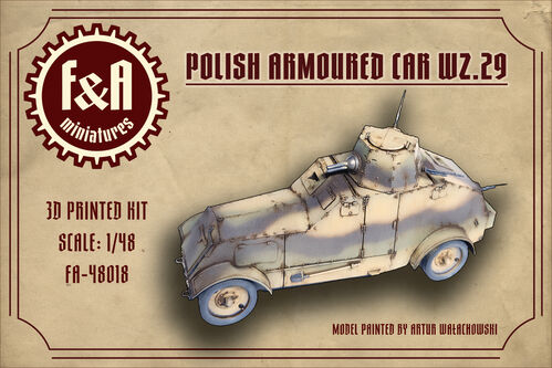 F&A Miniatures 48018 Polish Armoured Car WZ.29