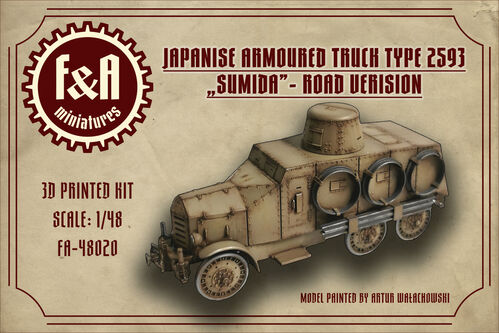 F&A Miniatures 48020 Japanese Armoured Truck Type 2593 'Sumida' Road Version