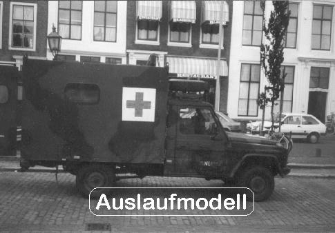 MR Modellbau 87053 MB 250GD Ambulance Netherlands Army
