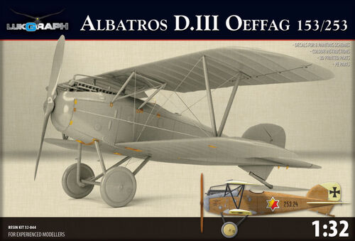 Lukgraph 32-044 Albatros D.III Oeffag (8 schemes)