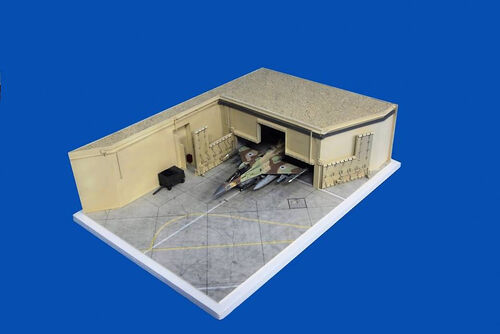 Noy's Miniatures 144K102 Israeli Air Force HAS (Hardened Aircraft Shelter) - Display Base