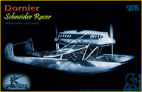 Unicraft 72124 Dornier Schneider Trophy Racer - German 1929 Racer Project (Unicraft kits do not include decals)
