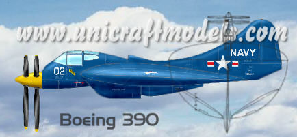 Unicraft 72135 Boeing 390 / F9B-2 - US Navy 'Flying Flapjack' Fighter Project