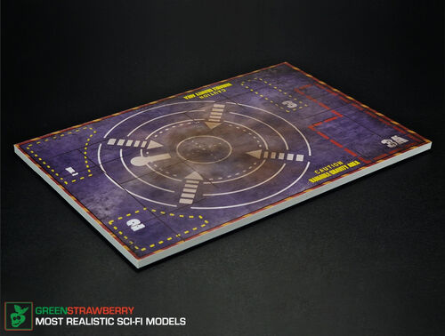 Green Strawberry DP08 Space Landing Platform Display Base