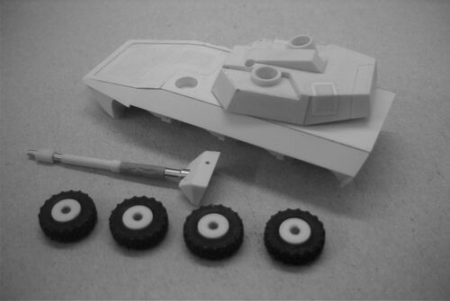 MR Modellbau 87065 Centauro B1 Armoured Car 8x8 Italian Army (Complete Kit)