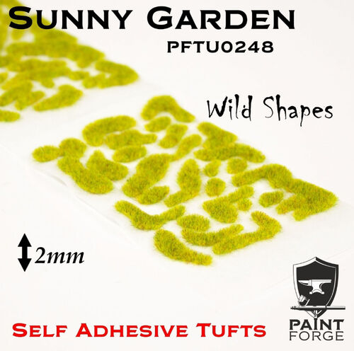Paint Forge PFTU0248 Sunny Garden Wild Shapes 2 mm - Self Adhesive Tufts