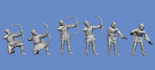 Germania-Figuren 72-AN-2703 Persian Wars - Light Persian Archers (6 Figures)