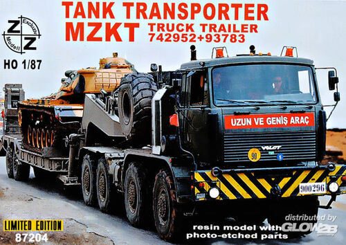 ZZ Modell 87204 Volat MZKT Tank Transporter,Limited Edit Edition