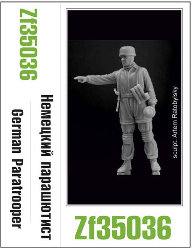Zebrano ZF35036 German WWII Paratrooper