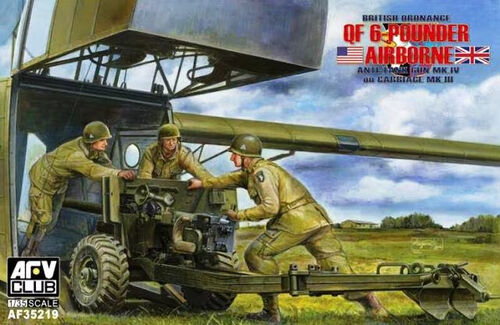 AFV Club AF35219 British Ordonance QF 6-pdr Mk.IV Airborne Anti-Tank Gun