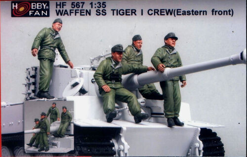 Hobby Fan HF567 Waffen SS Tiger I Crew - Eastern Front