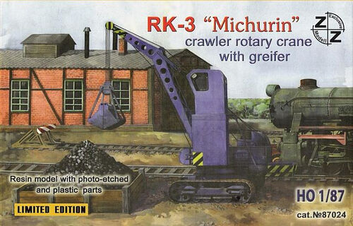ZZ Modell 87024 PK-3 Michurin Crawler Rotary Crane - Limited Editon