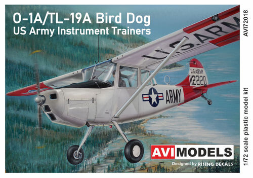 AVI Models 72018 Cessna O-1A/TL-19A Bird Dog - US Army Instrument Trainers