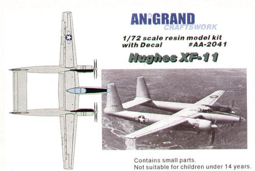 Anigrand Craftswork AA2041 Hughes XF-11 (XP-73 / XA-37) - reconnaissance airplane from mysterious aviator