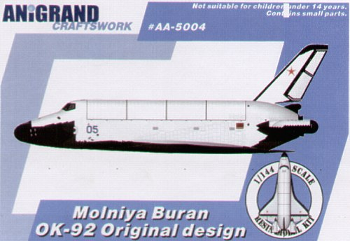 Anigrand Craftswork AA5004 Molniya Buran OK-92 - Original Design