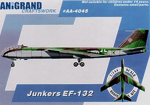 Anigrand Craftswork AA4045 Junkers EF-132 - Final jet bomber captured by Russian