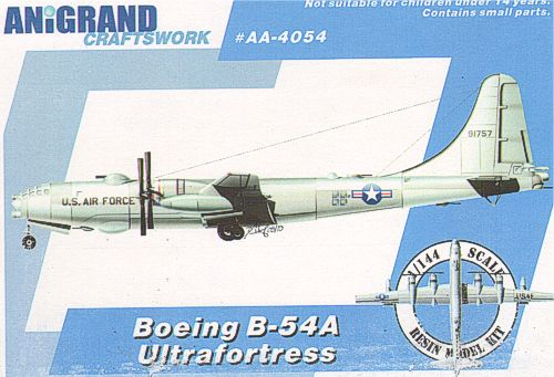 Anigrand Craftswork AA4054 Boeing B-54 A Ultrafortress - Final variation of B-29 Superfortress