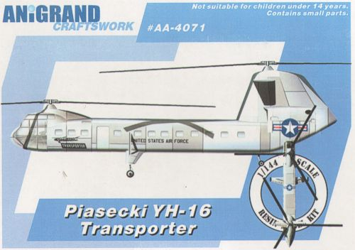 Anigrand Craftswork AA4071 Piasecki YH-16 - Transporter World largest helicopter in 1950's