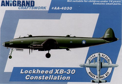Anigrand Craftswork AA4030 Lockheed XB-30 Constellation - Connie bomber, to match with B-29