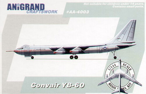 Anigrand Craftswork AA4003 Convair YB-60 (B-36G) - Insurance for the Boeing B-52