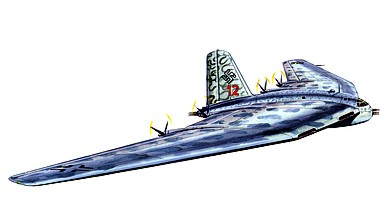 Anigrand Craftswork AA4008 Messerschmitt Me.P.08-01 - Flying wing bomber target to New York