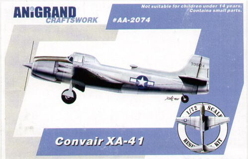 Anigrand Craftswork AA2074 Convair XA-41 - High-performance WWII dive bomber