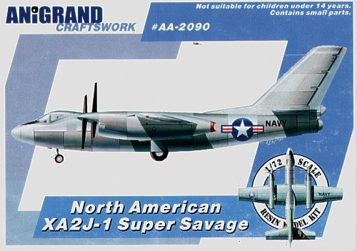 Anigrand Craftswork AA2090 North American XA2J-1 Super Savage - Most powerful savage bomber