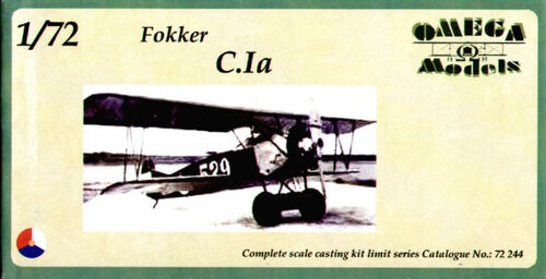 Omega Models 72244 Fokker C.I A with Dutch Royal Air Force Decals